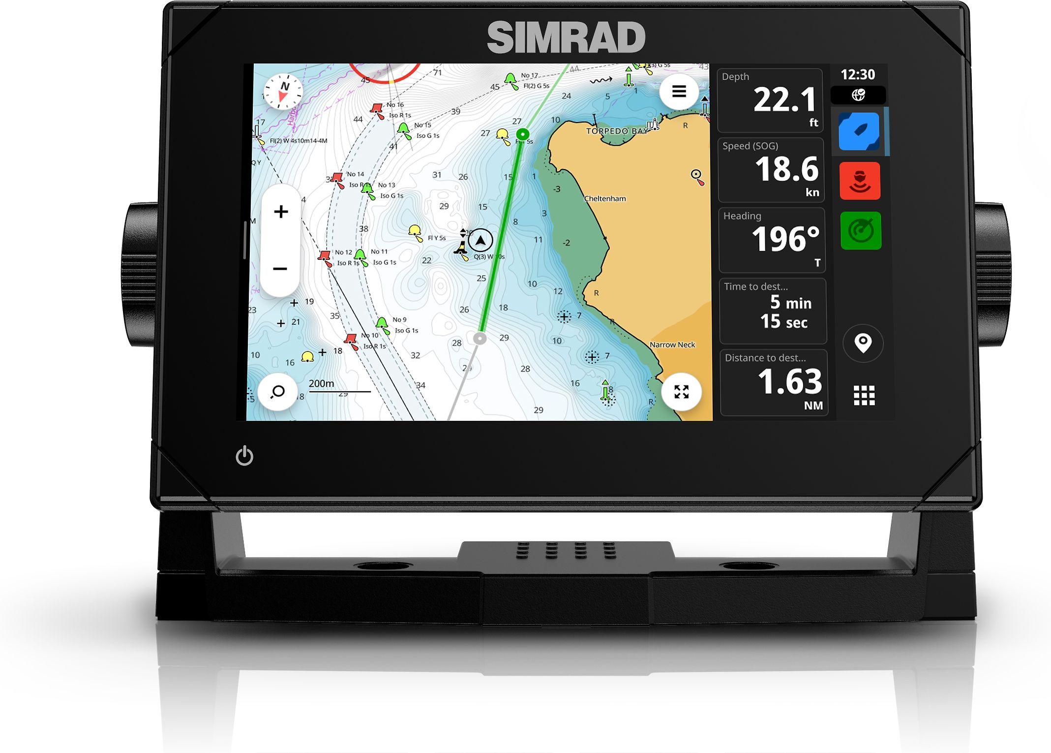 Simrad NSX 3007 7 -karttaplotteri ja kaikuluotain Active Imaging 3-in-1 ...