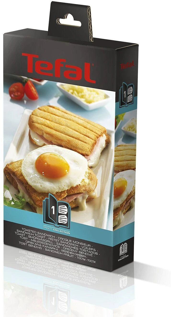Snack Collection Tefal XA800112 Sumuštinių kepimo plokštės, Juodos ...