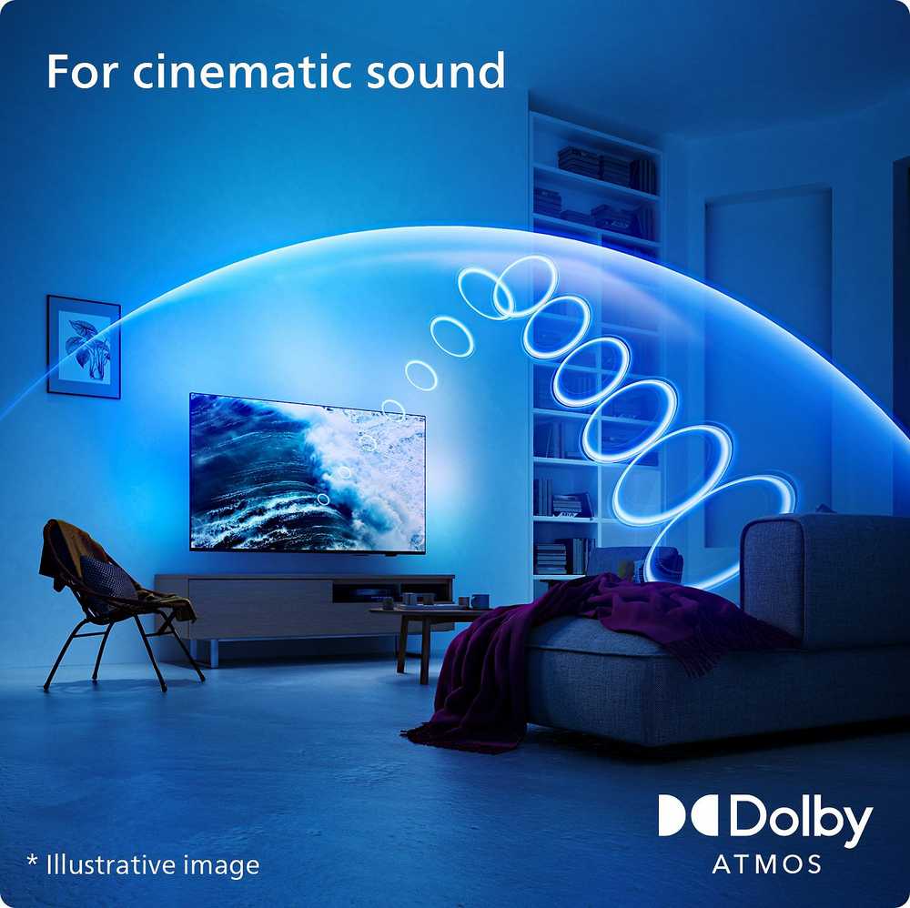 Televizorius|PHILIPS|55"|4K / Smart|3840x2160|Belaidis LAN|Titan OS ...