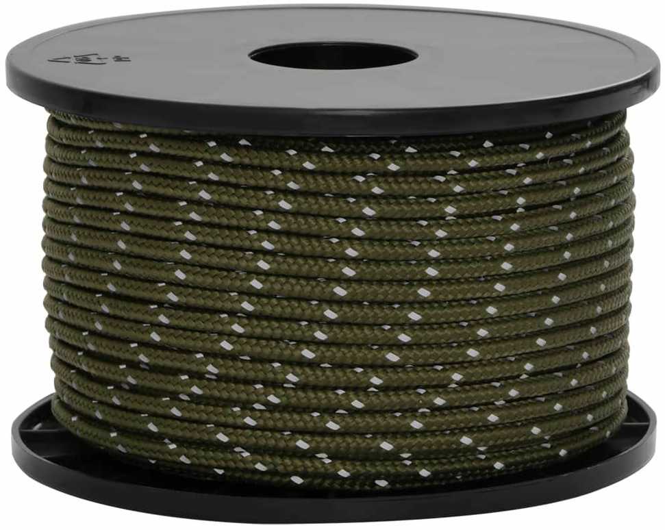 Palapinės virvė su šviesą atspindinčiomis juostomis / sujungimais ...