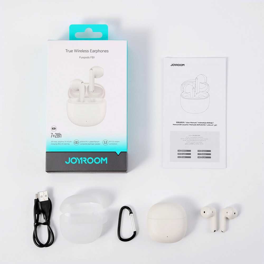 Joyroom TWS Funpods serijos JR-FB1 Bluetooth 5.3 belaidės ausinės ...