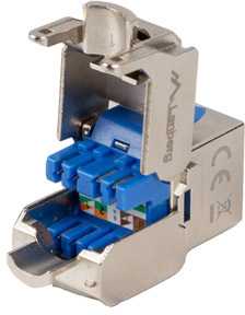 MODUŁ KEYSTONE GNIAZDO BEZNARZĘDZIOWY RJ45 KAT.5E FTP LANBERG, modelis ...