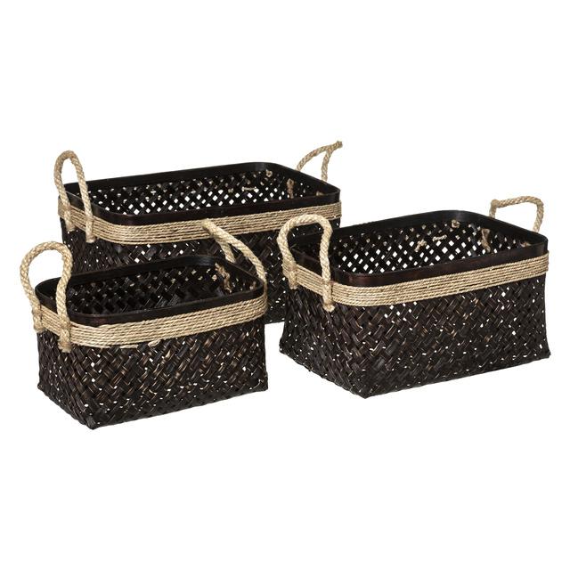 SIMPLE storage baskets, 3 pieces, žema kaina | Varle.lt