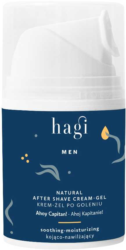 Hagi Natūralus raminamasis kremas-gelis po skutimosi Ahoj Captain 50ml ...
