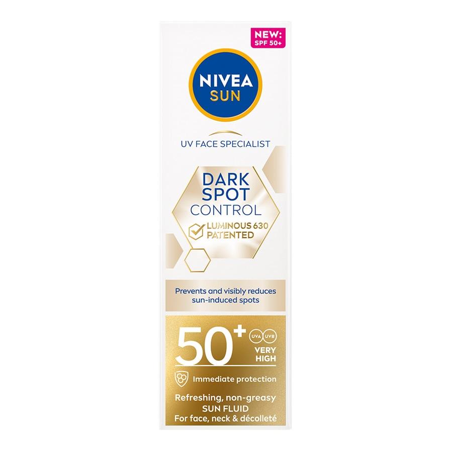 Nivea Sun Spot Control Luminous 630® gaivus veido skystis SPF50+ 40 ml, žema kaina | Varle.lt