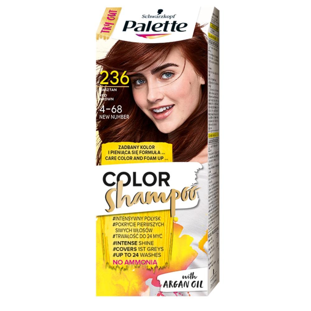 Palette Color Šampūnas plaukų dažymo šampūnas 24 plovimams 236 (4-68 ...