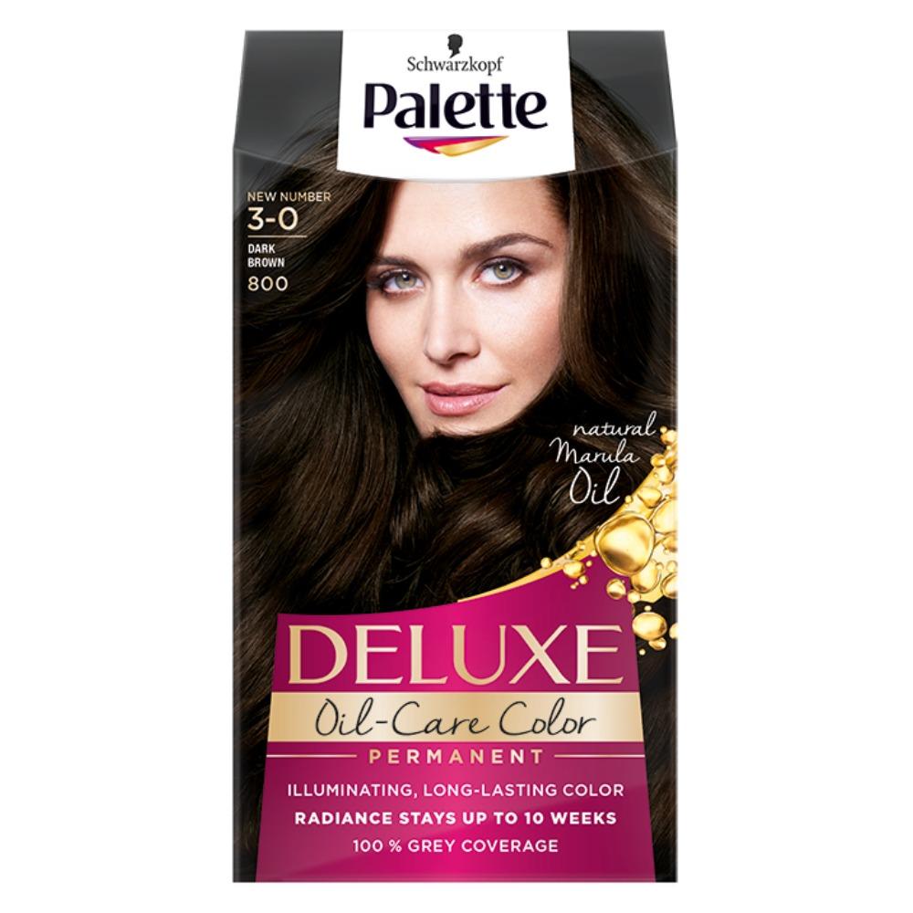 Palette Deluxe Oil-Care Color 800 (3-0) Ciemny ruda, modelis - 68176994 ...