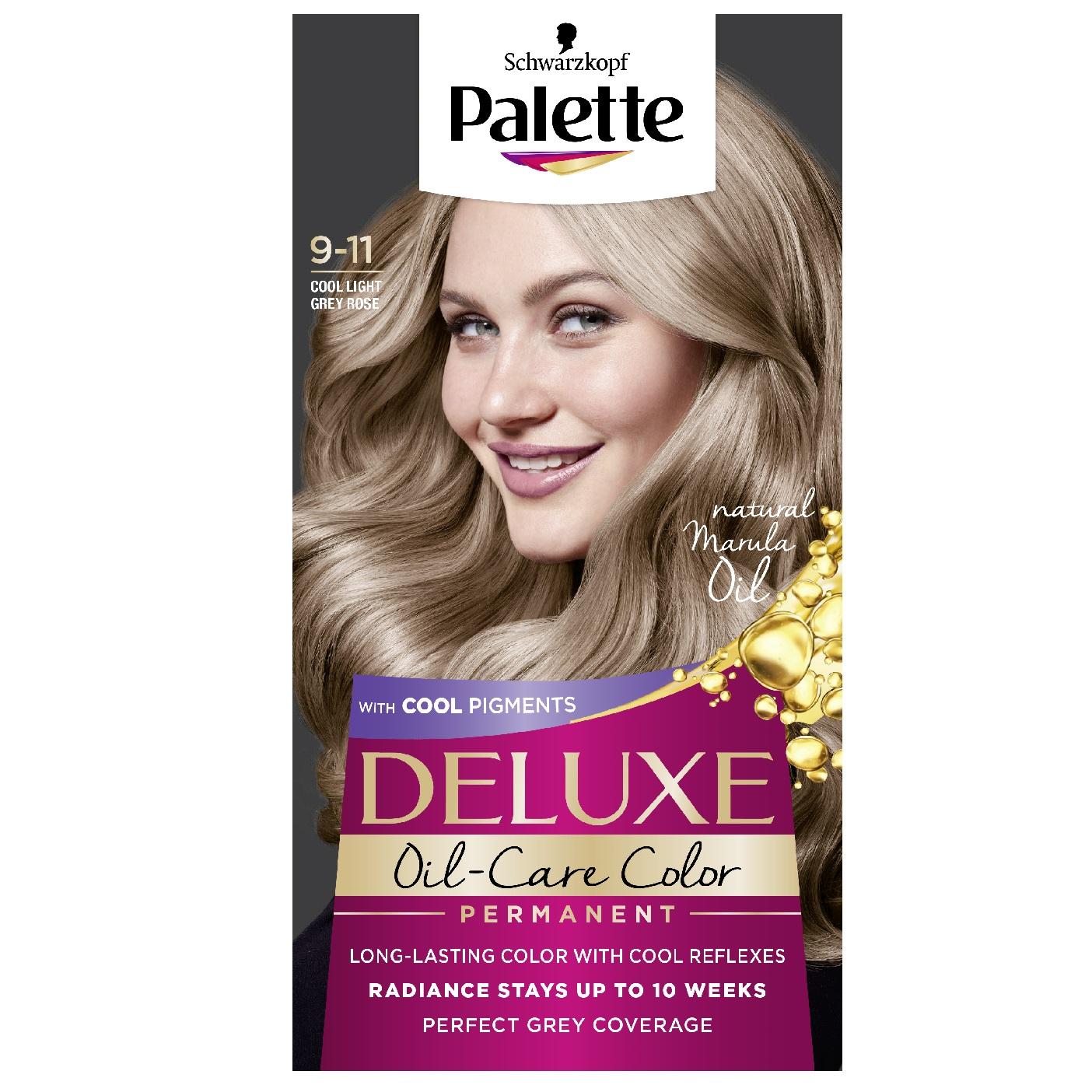 Palette Deluxe Oil-Care Color permanentiniai plaukų dažai su mikro ...