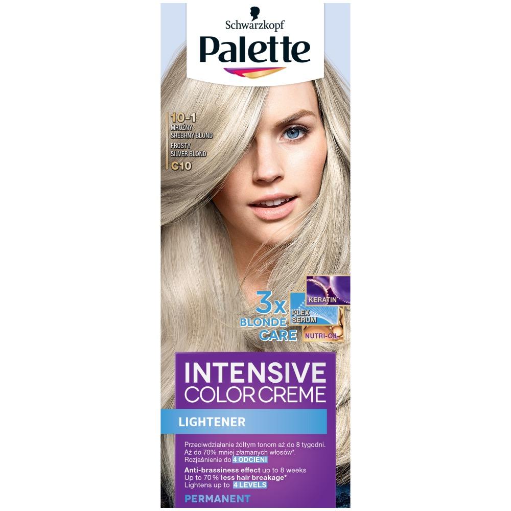 Palette Intensive Color Creme - Lightener 10-1 (C10) Frosty Sidabrinė ...