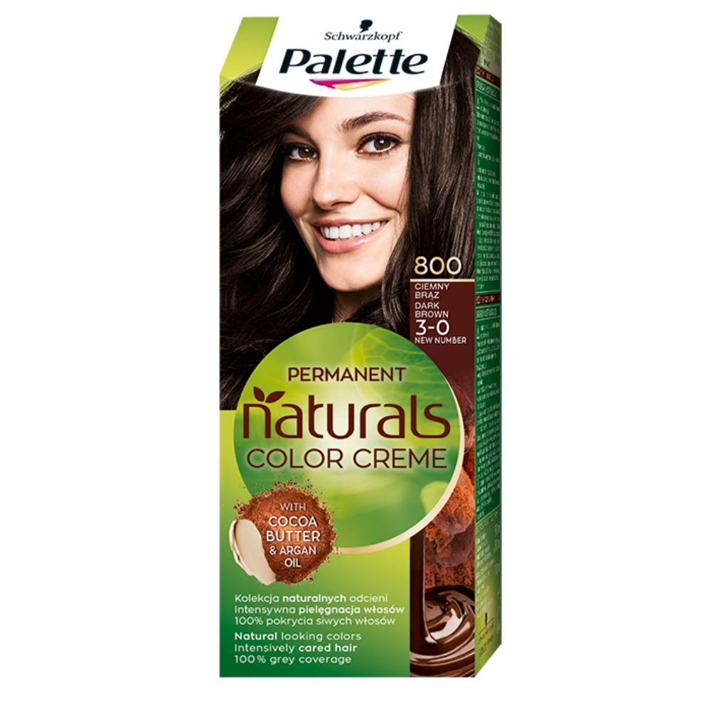 Palette Paletė Permanent Naturals Color Creme 800 / 3-0 Tamsiai ruda ...