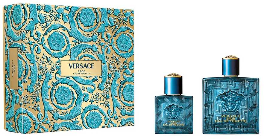 Kvepalų rinkinys vyrams Versace Eros (EDT 100 ml + EDT 30 ml), žema ...