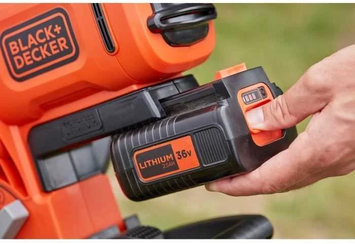 Black & Decker Juodas & Decker Akumuliatorinis lapų siurblys-pūstuvas ...
