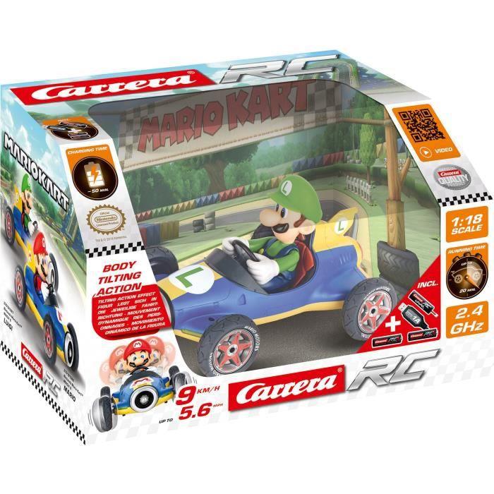 Carrera Toys CARRERA - Mario Kart (TM) Mach 8 Luigi Remote Control Car ...