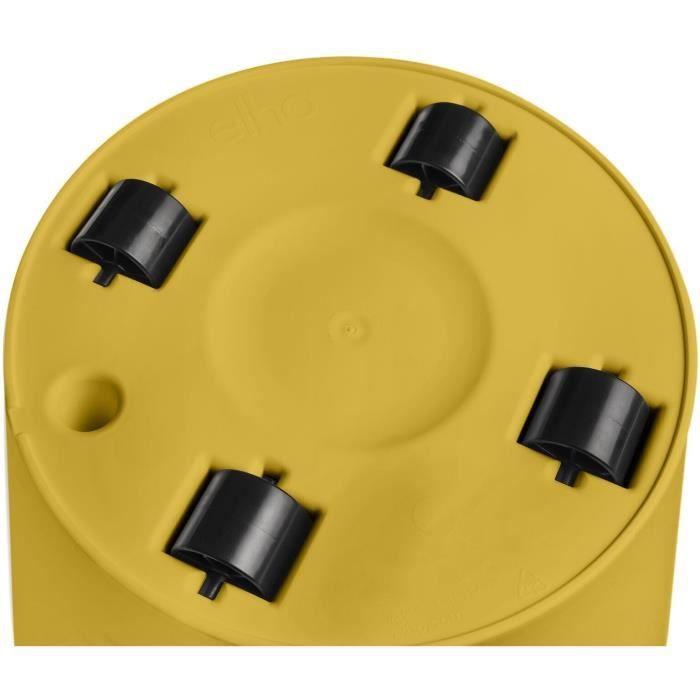 ELHO Loft Urban Round Flower Pot - Plastic - Pilled - Tank - With ...