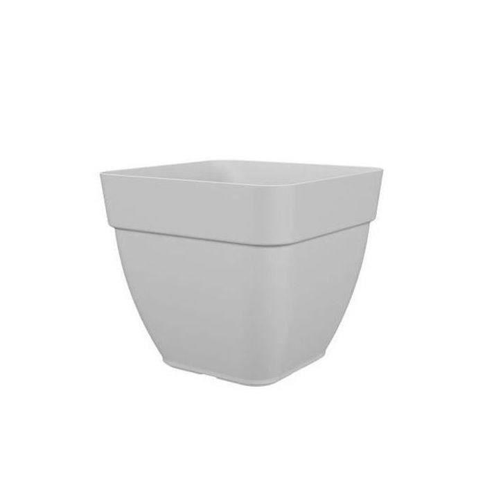 Flower pot and square plants Capri Campana - Plastic - 37x37 cm ...
