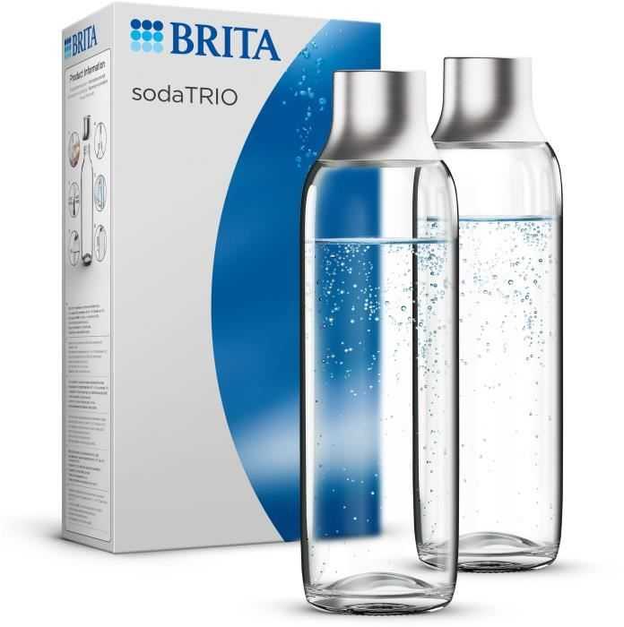 Pack of 2 BRITA glass bottles - sodaTRIO - 1L, modelis ...
