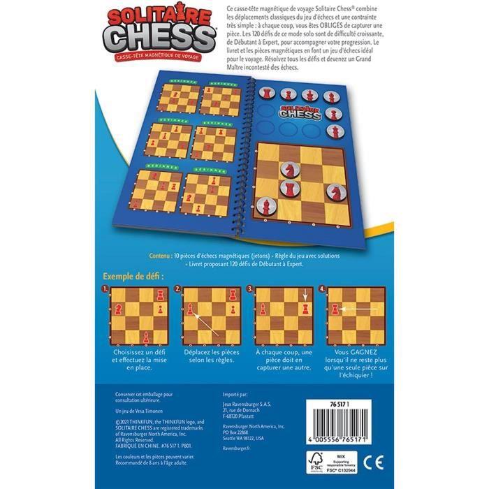 Solitaire Chess - Magnetic logic game - 4005556765171 - RAVENSBURGER, modelis - RAV4005556765171 ...