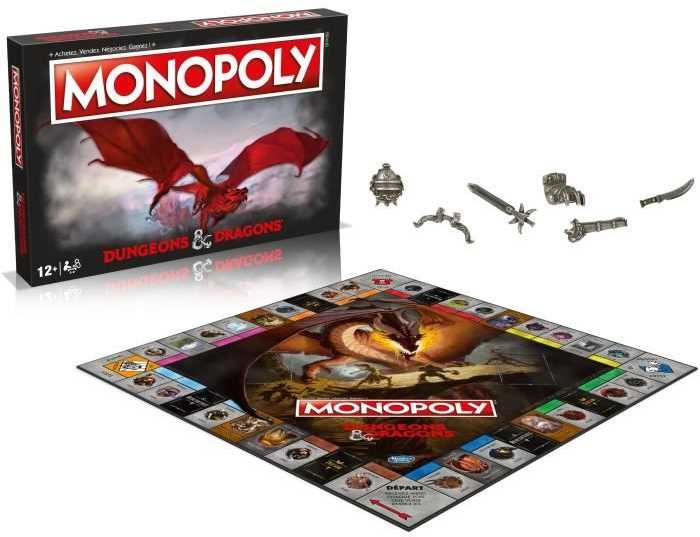 Winning Moves MONOPOLY - DUNGEONS & DRAGONS - Board game, modelis ...
