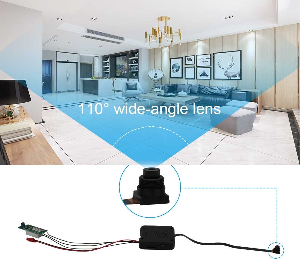 WIFI Full HD kameros modulis "Tiny Pro IR", Atminties kortelės talpa: 64 Gb Micro SD (+24 Eur ...