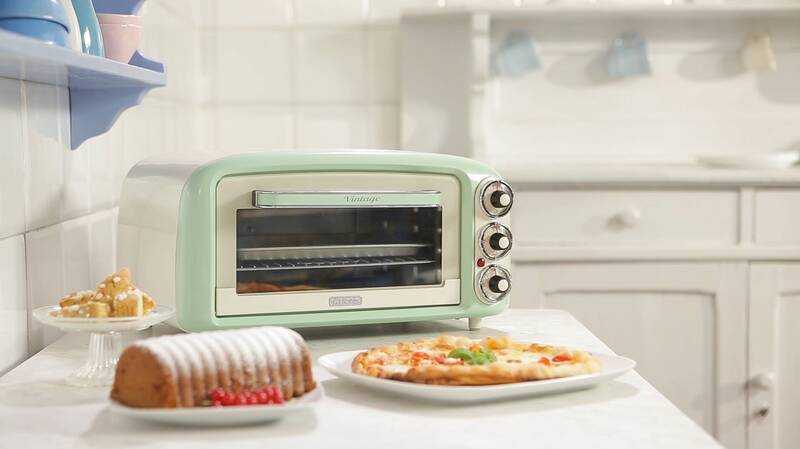 Mikrobangų krosnelė Ariete Vintage mini orkaitė, žalia, modelis ...
