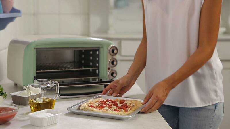 Mikrobangų krosnelė Ariete Vintage mini orkaitė, žalia, modelis ...