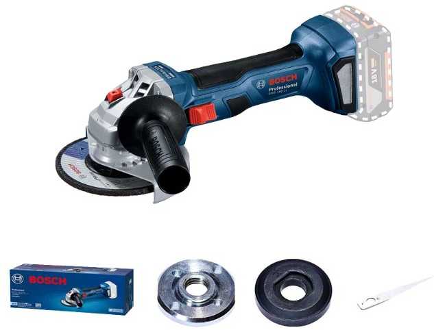 Bosch kampinis šlifuoklis GWS 180-LI be akumuliatoriaus ir kroviklio ...