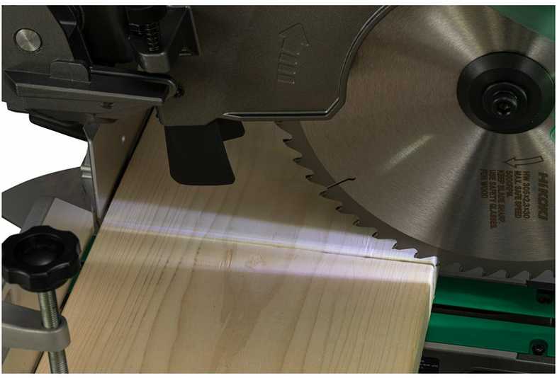 HIKOKI Skersinio pjovimo staklės 305mm 1250W C12RSH3WAZ LASER, modelis ...