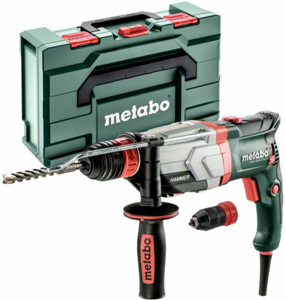 Perforatorius UHEV 2860-2 Quick SDS-Plus 3,4J, lagaminas, papildomas griebtuvas, Metabo, modelis ...