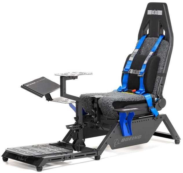 „Next Level Racing“ komercinio „Boeing“ skrydžio simuliatorius ...