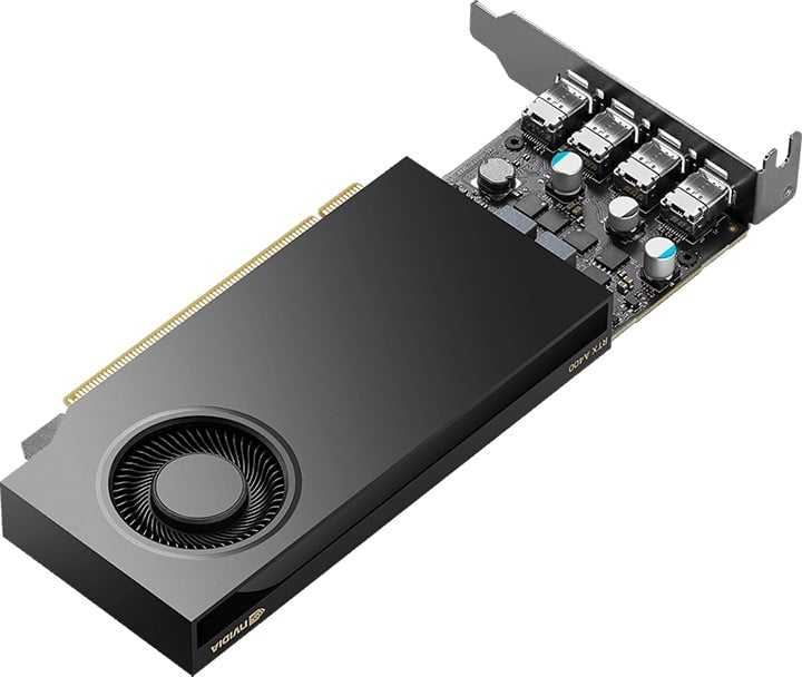 Vaizdo plokštė PNY NVIDIA A400 4GB Low Profile OEM Version, PCI-Express ...