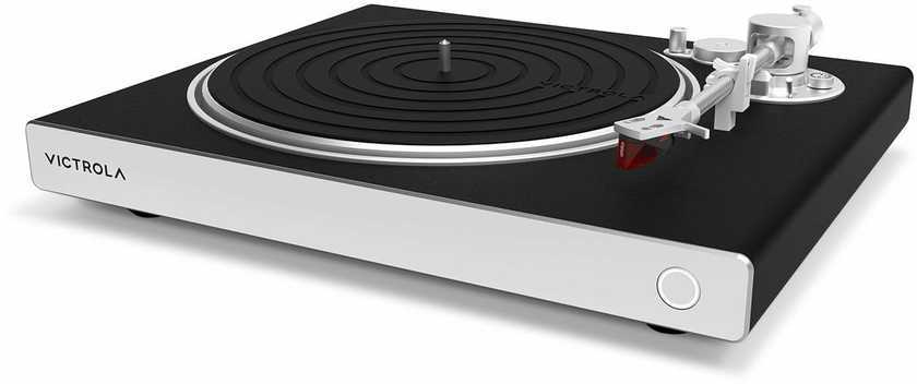 Gramofonas Victrola Victrola Hi-Res Carbon Plattenspieler, modelis - VPT-2500-BSL-INT, žema ...