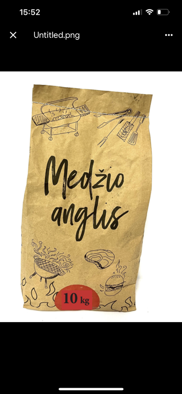 Medžio anglis 10 kg., žema kaina | Varle.lt