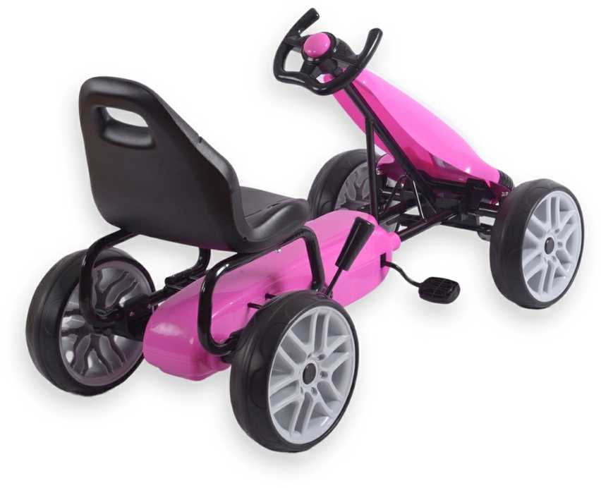 Vaikiškas kartingas Milly Mally Power rožinė, žema kaina | Varle.lt