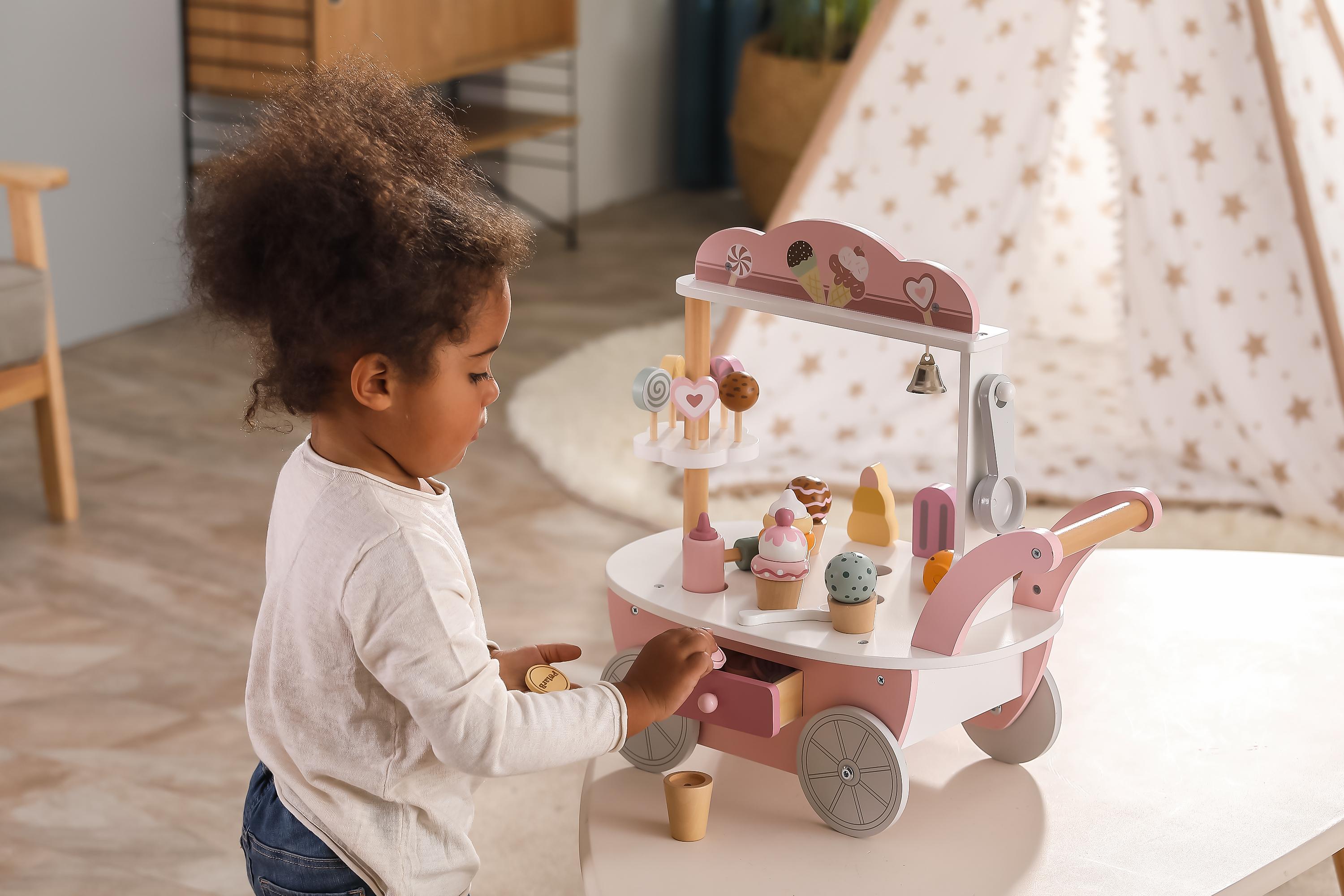 Viga Toys VIGA Cukraninė Lodziarnia 3w1 - Pasiruošęs žaisti su ...