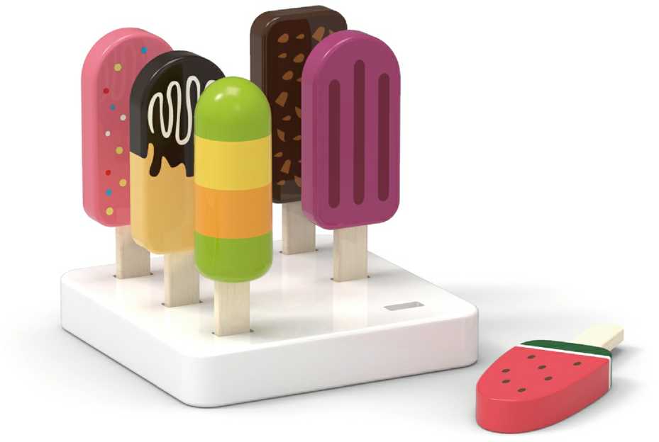 Viga Toys VIGA Medinė Žaislų Rinkinys - Ledai Ant Lazdelės?, žema kaina ...
