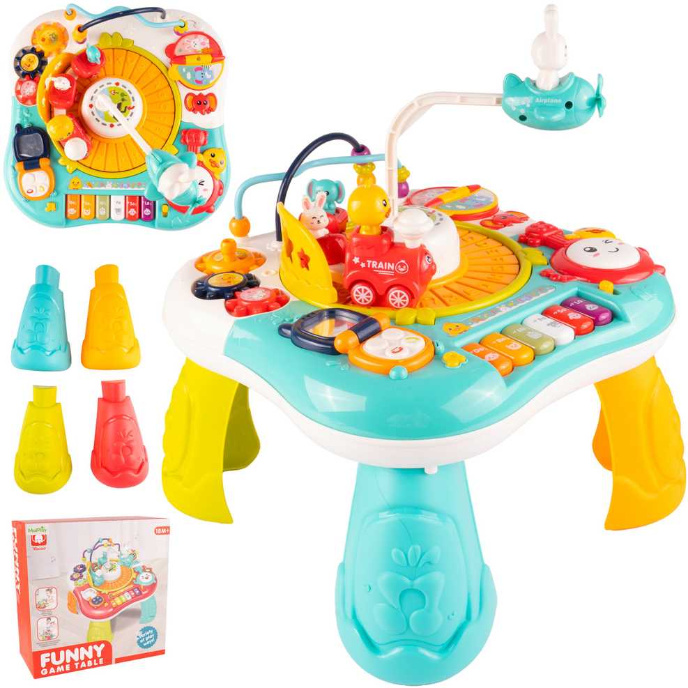 Malplay Interaktyvus lavinamasis muzikinis staliukas Kiškutis 2in 1 ...
