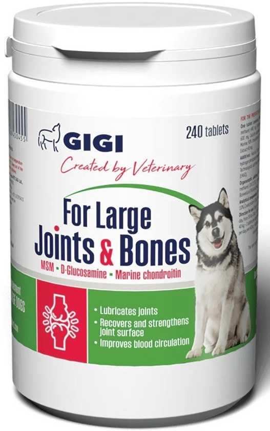 GIGI Large Joints and Bones N230 papildas didelių šunų kaulų ir sąnarių ...