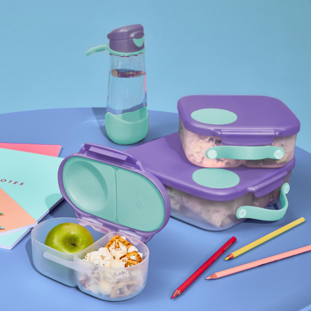 Tai Galimybes B.BOX Snackbox maisto dėžutė vaikams Lemon Sherbet, žema ...