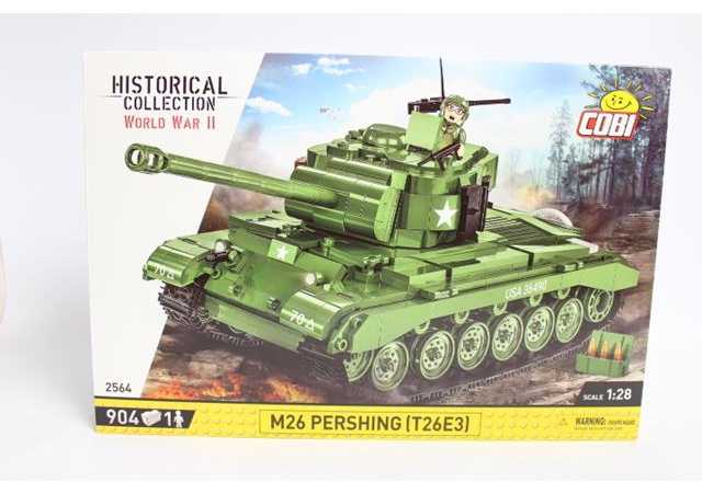 Cobi COBI 2564 istorinės kolekcijos Antrojo pasaulinio karo tankas M26 ...