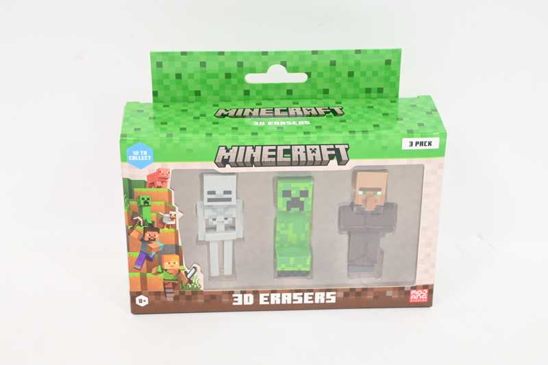 Pmi Kids World MINECRAFT 3D TRINTUKAI – 3 PAKUOTĖS VER.D, modelis ...