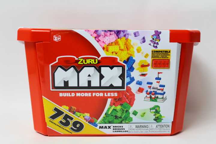 ZURU MaxBuild Rinkinys klocków 759el 8347 25571, žema kaina | Varle.lt