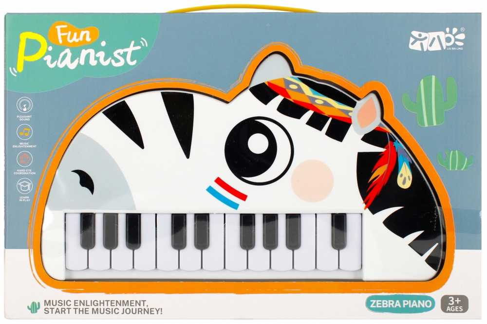 Mega Creative PIANINKO B / O ZEBRA 30X19X5 MC WB 36 / 72, modelis - EUZ ...