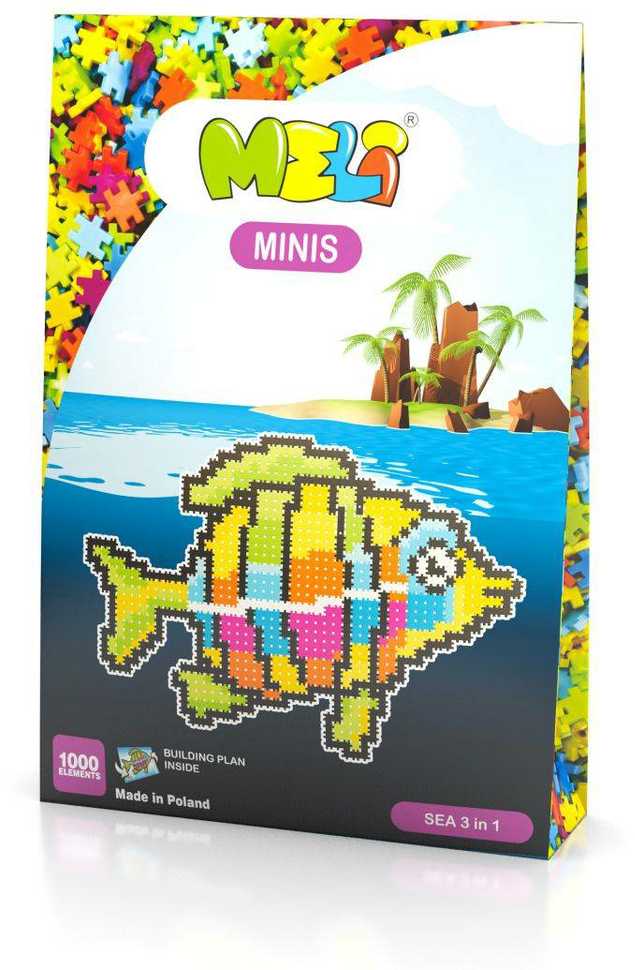 Meli Minis blocks Pastel Travel Box 2500 el., modelis - GTIN13, žema ...