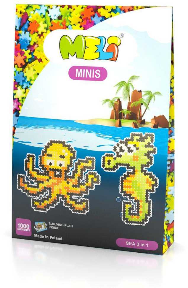 Meli Minis blocks Pastel Travel Box 2500 el., modelis - GTIN13, žema ...