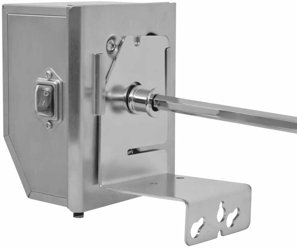 elektrinis griliaus iešmas su profesionaliu varikliu, plieno, 900 mm ...