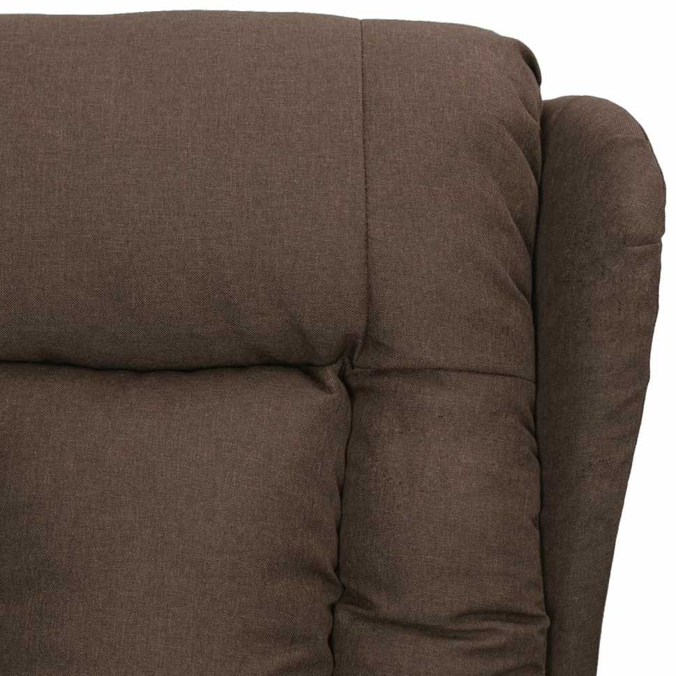 Elektrinis masažinis krėslas, taupe spalvos, audinys, modelis ...