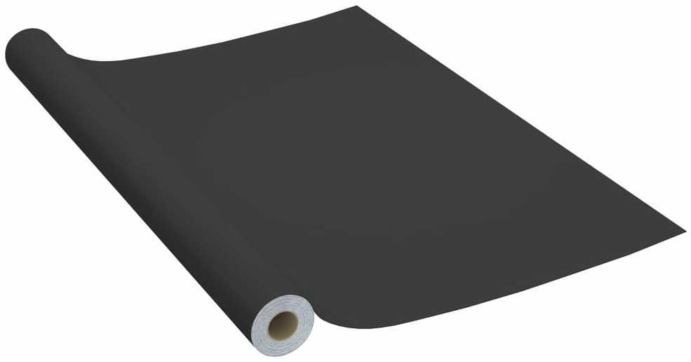 Lipnios plėvelės baldams, 2vnt., juodos, 500x90cm, PVC, modelis ...