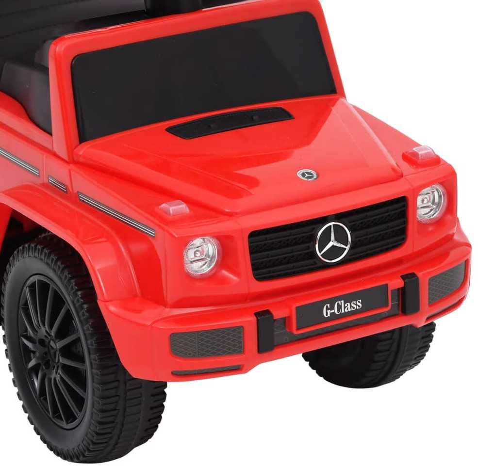 Paspiriamas vaikiškas automobilis Mercedes-Benz G63, raudonas, modelis ...
