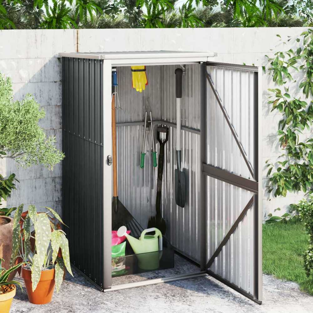 Sodo įrankių pašiūrė, antracito, 88x89x161cm, plienas, modelis ...