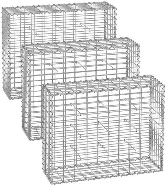 Songmics Akmeninis gabionas iš metalinio tinklo, modelis - SMGGB383V1 ...